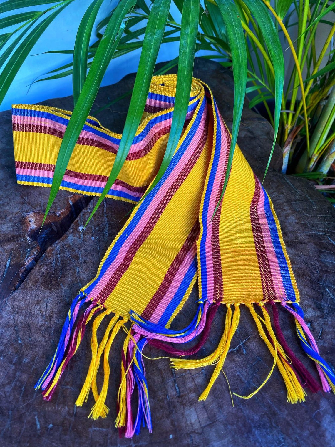 Cordillera Philippines Tapis Kalinga Bontoc Belt Sash (3 X 98 In) - Etsy