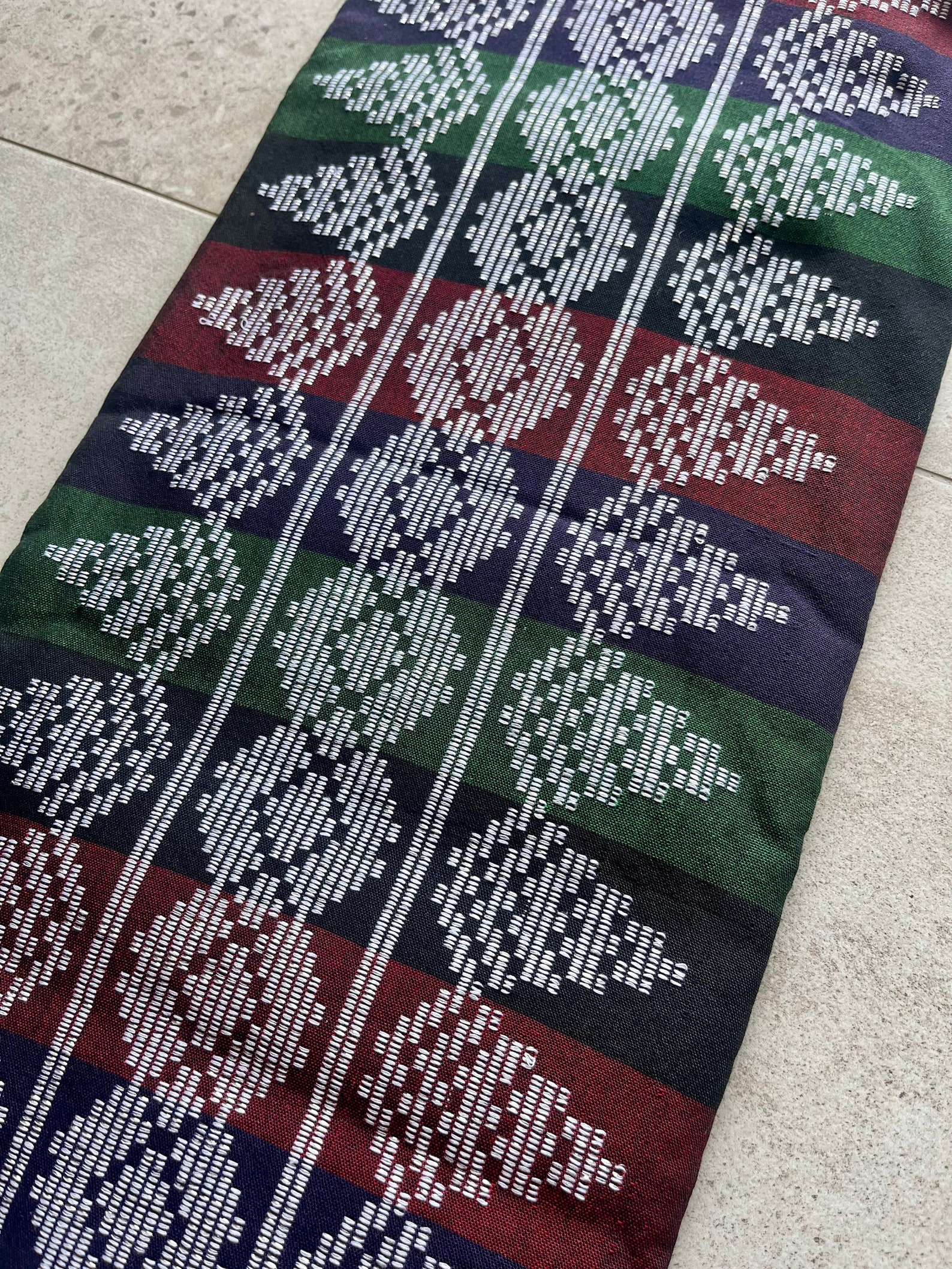 Cotton Woven Inaul Malong - Philippines Ethnic Handwoven Textile Ranun ...