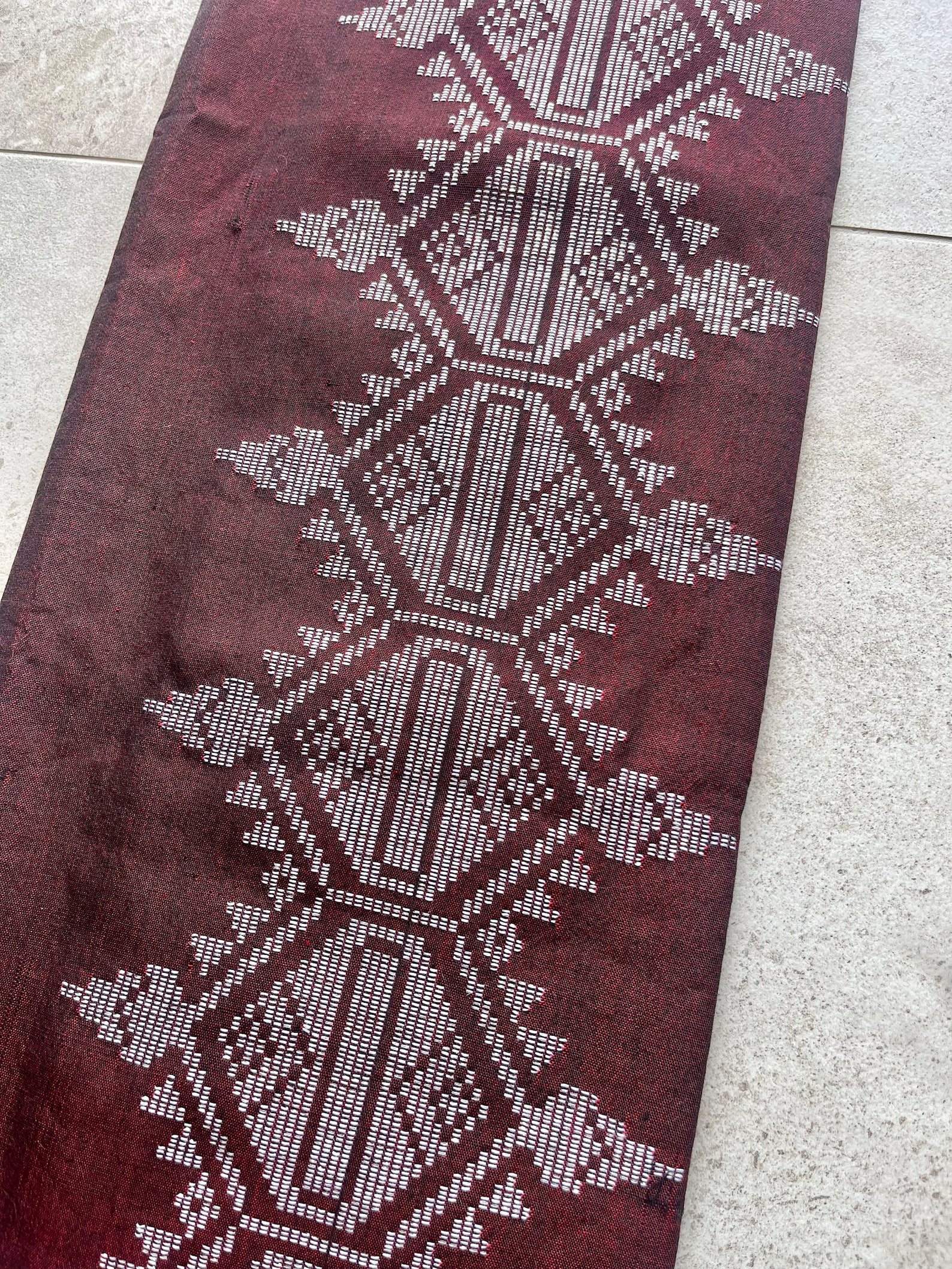 Cotton Woven Inaul Malong - Philippines Ethnic Handwoven Textile Ranun ...