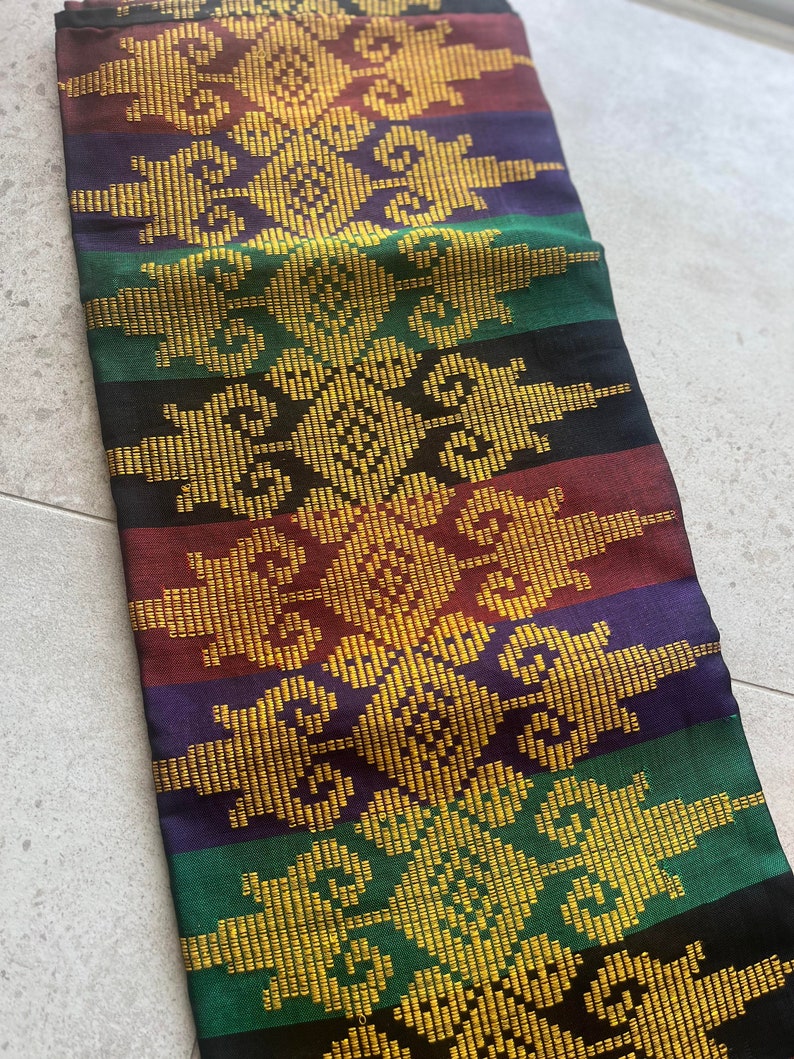 Woven Inaul Malong Philippines Ethnic Handwoven Textile Ranun Mindanao ...