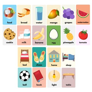 English Flash Cards for Kids, English Educational Flash Cards for ...