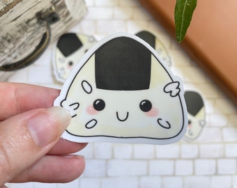 Cute Onigiri Sticker - Etsy