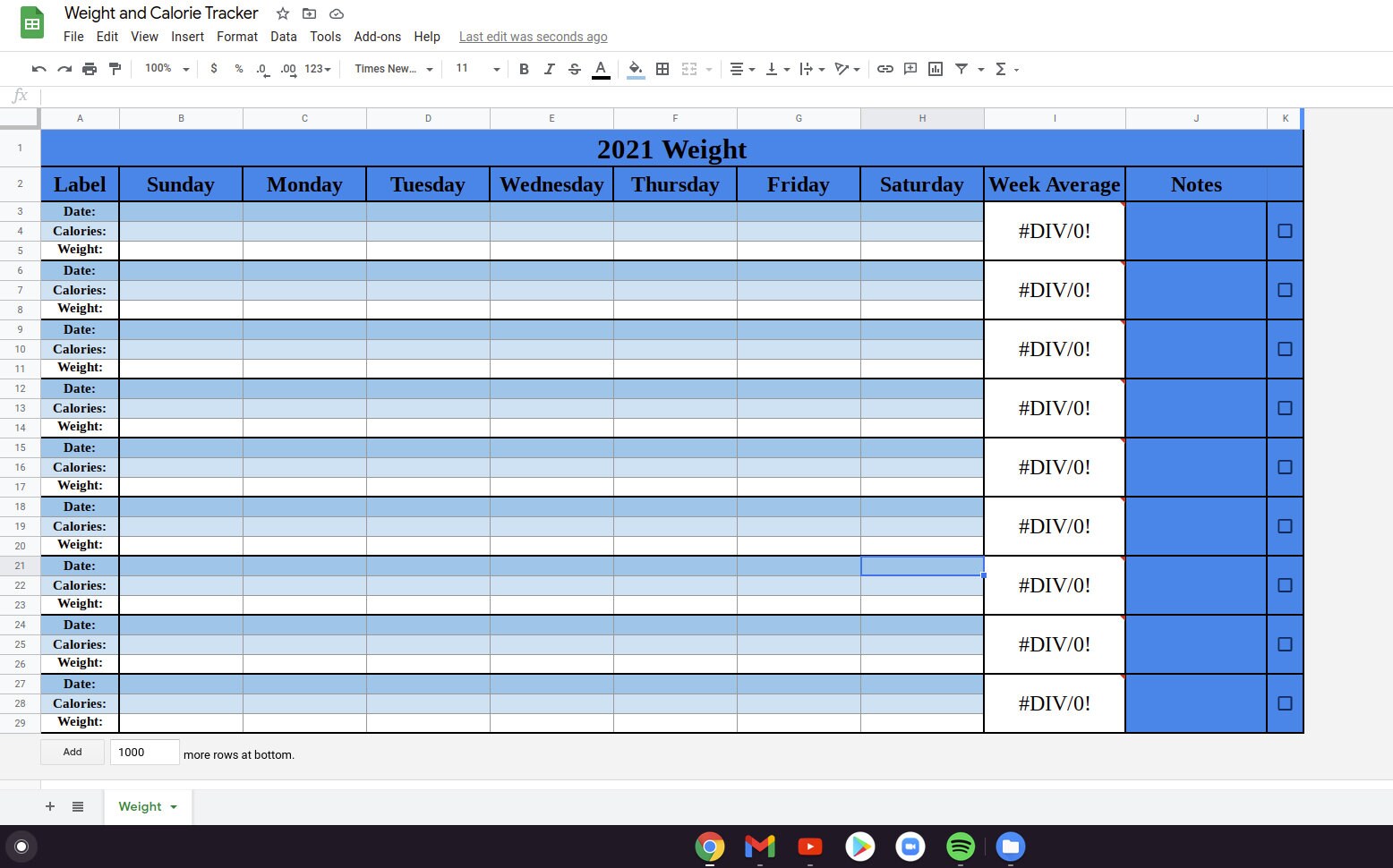 Weight And Calorie Diet Tracker On Google Sheets And Microsoft Etsy Weight And Calorie Diet Tracker On Google Sheets And Microsoft Etsy