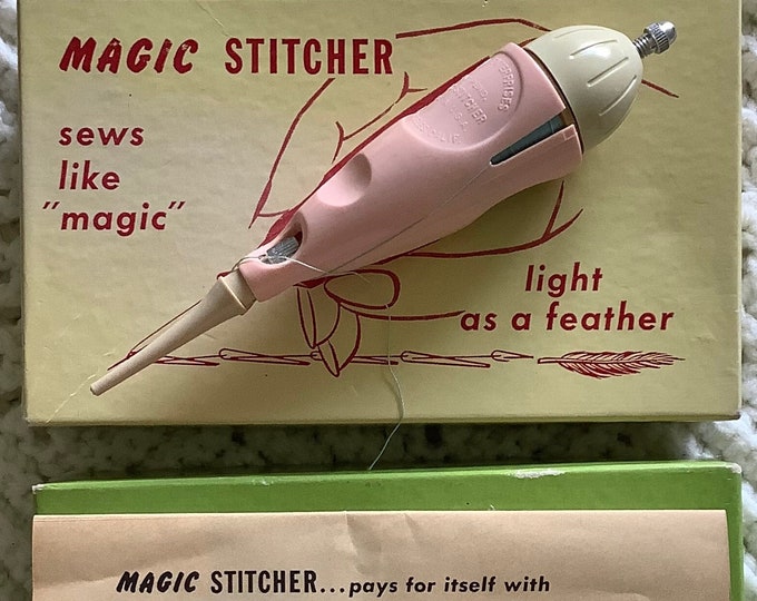 Magic Stitcher - Vintage Handheld Sewing Tool in Original Box - Etsy