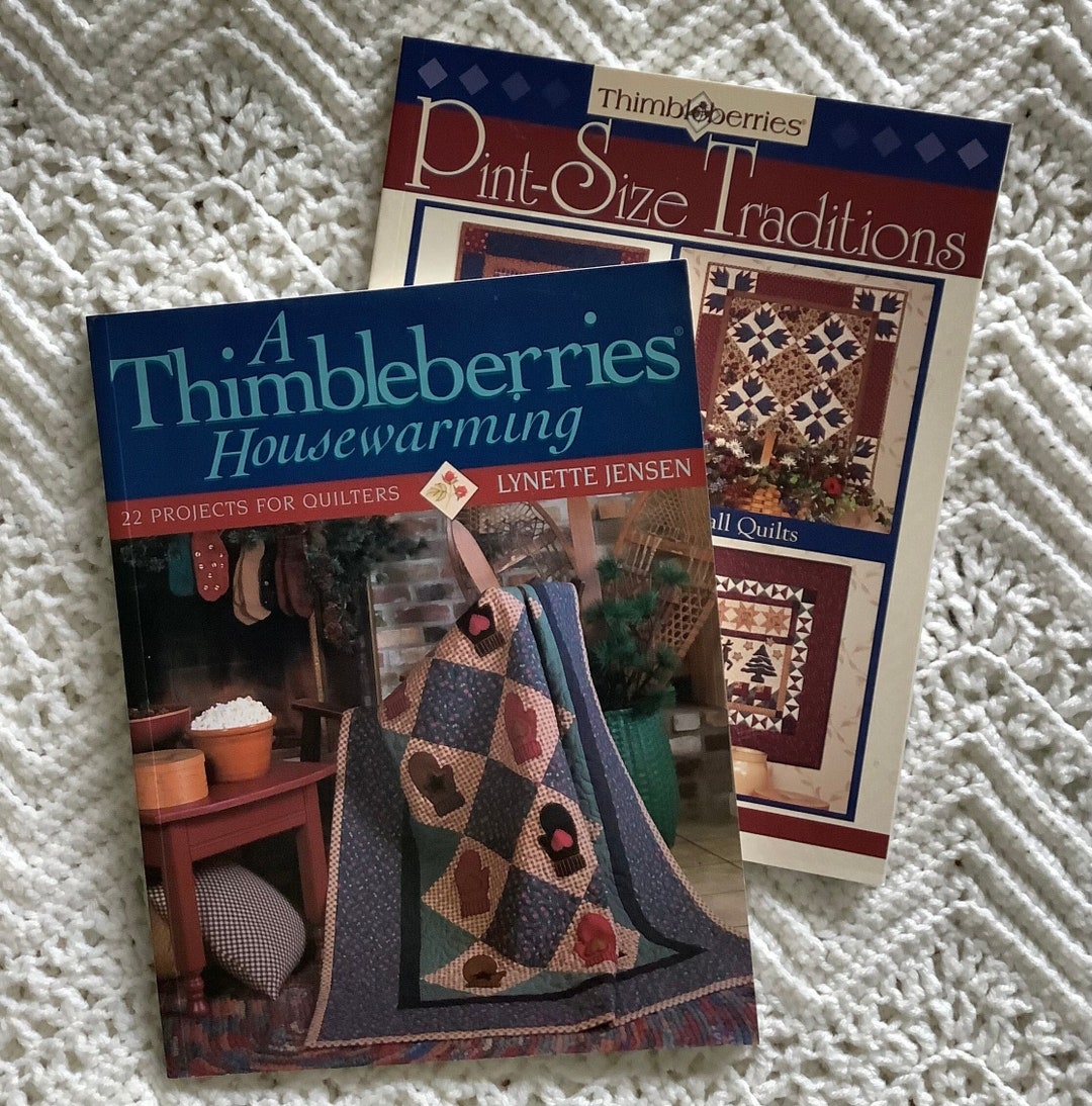 Vintage Thimbleberries Quilting Books Lot of 2 Housewarming and Pint ...