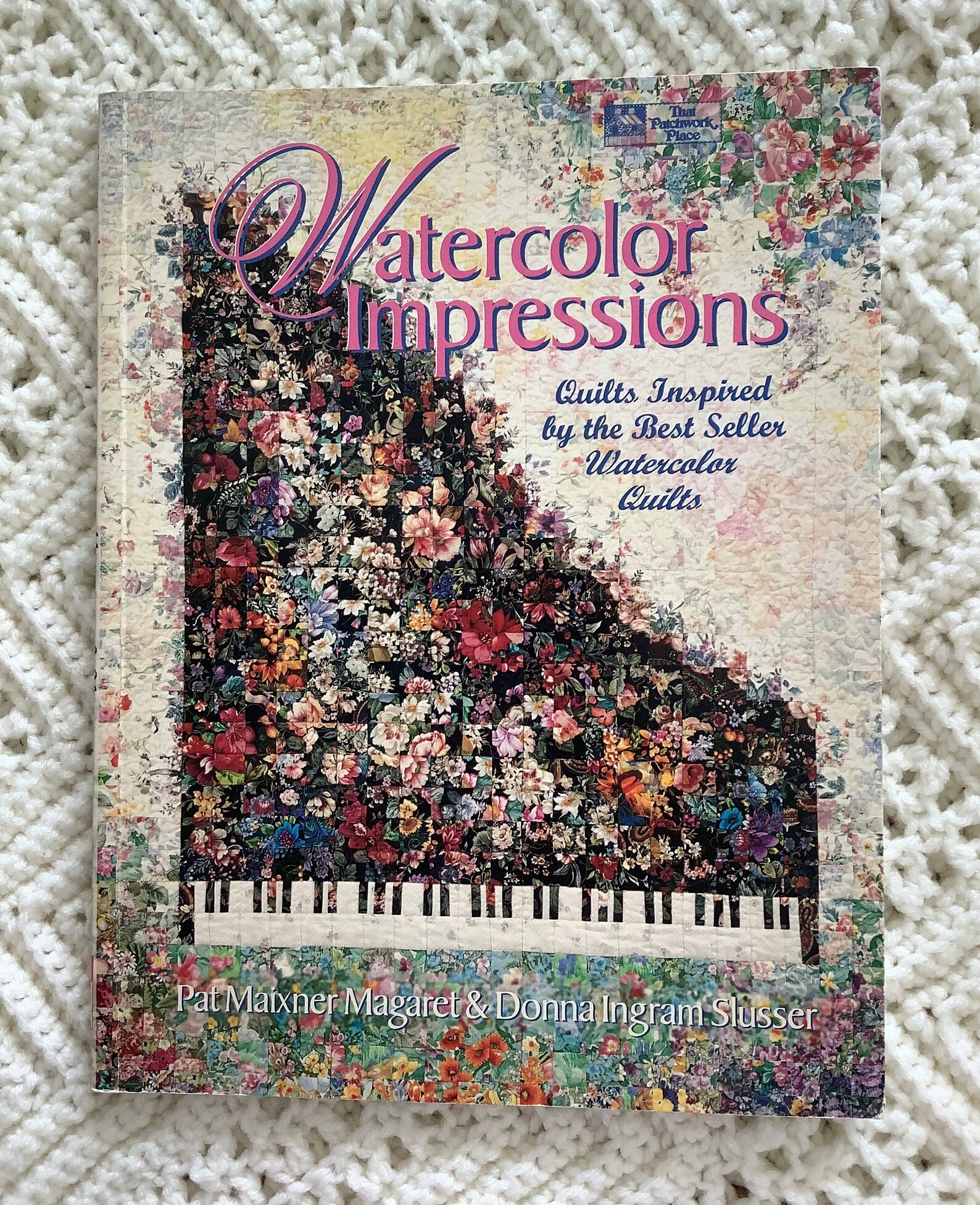 Watercolor Quilts that Patchwork Place Lot of 2 Vintage Quilting Books ...