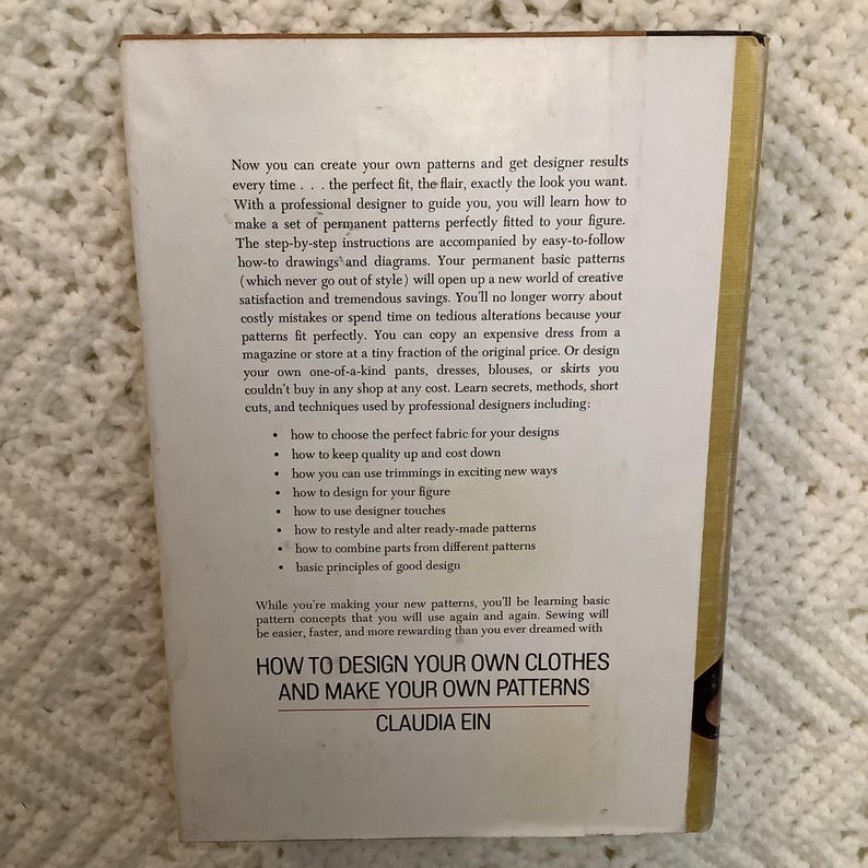 How to Design Your Own Clothes and Make Your Own Patterns by Claudia ...