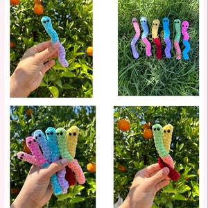 Crochet Gummy Worm Pattern (digital Download) - Etsy