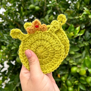 Crochet Shrek Coasters / Shrek Coasters / Shrek - Etsy