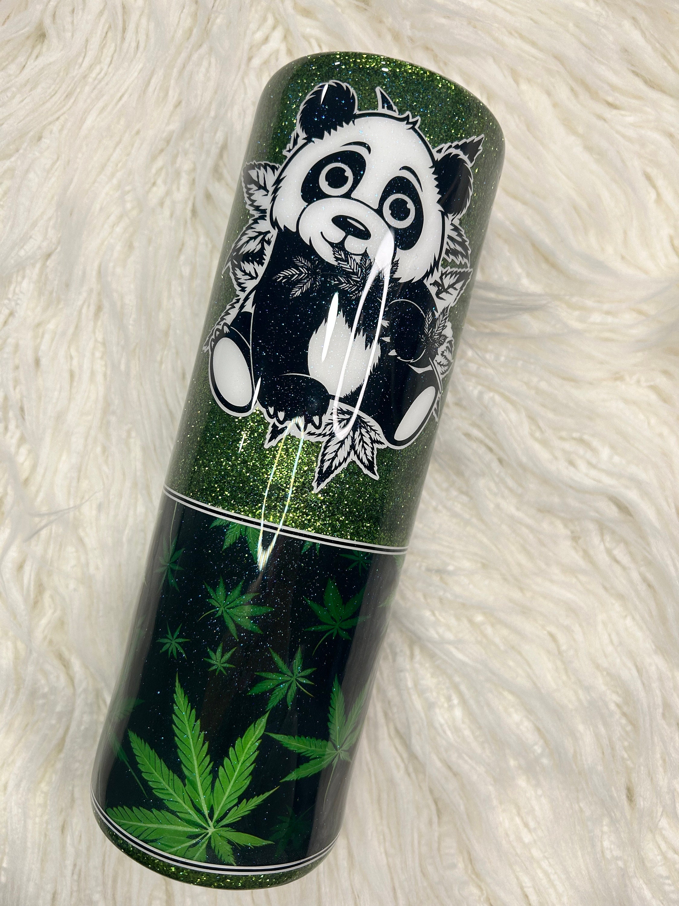 Happy Weed Panda Tumbler - Etsy