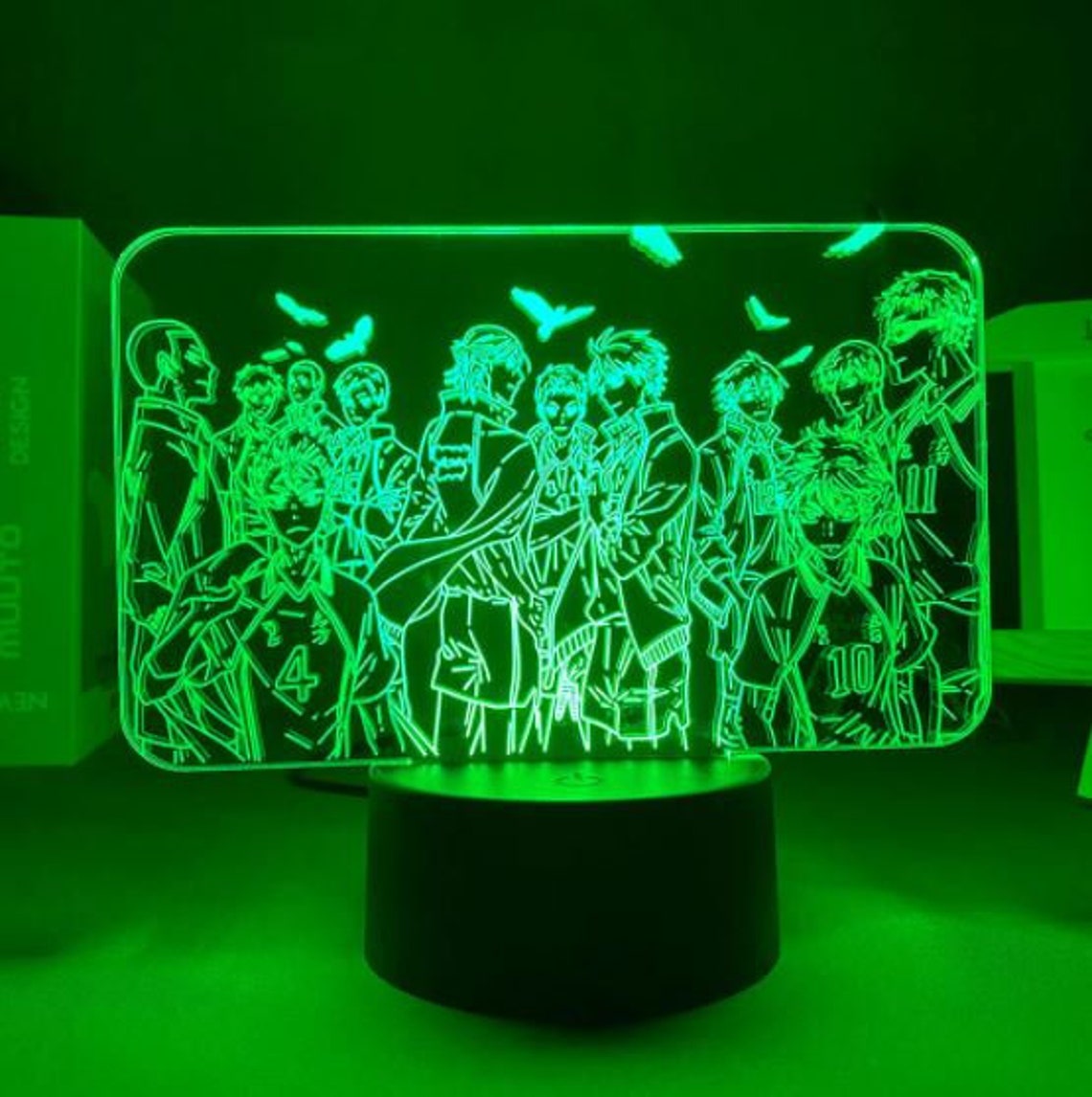 Anime Night Light Anime Decor Custom Anime Led 3D For Your | Etsy