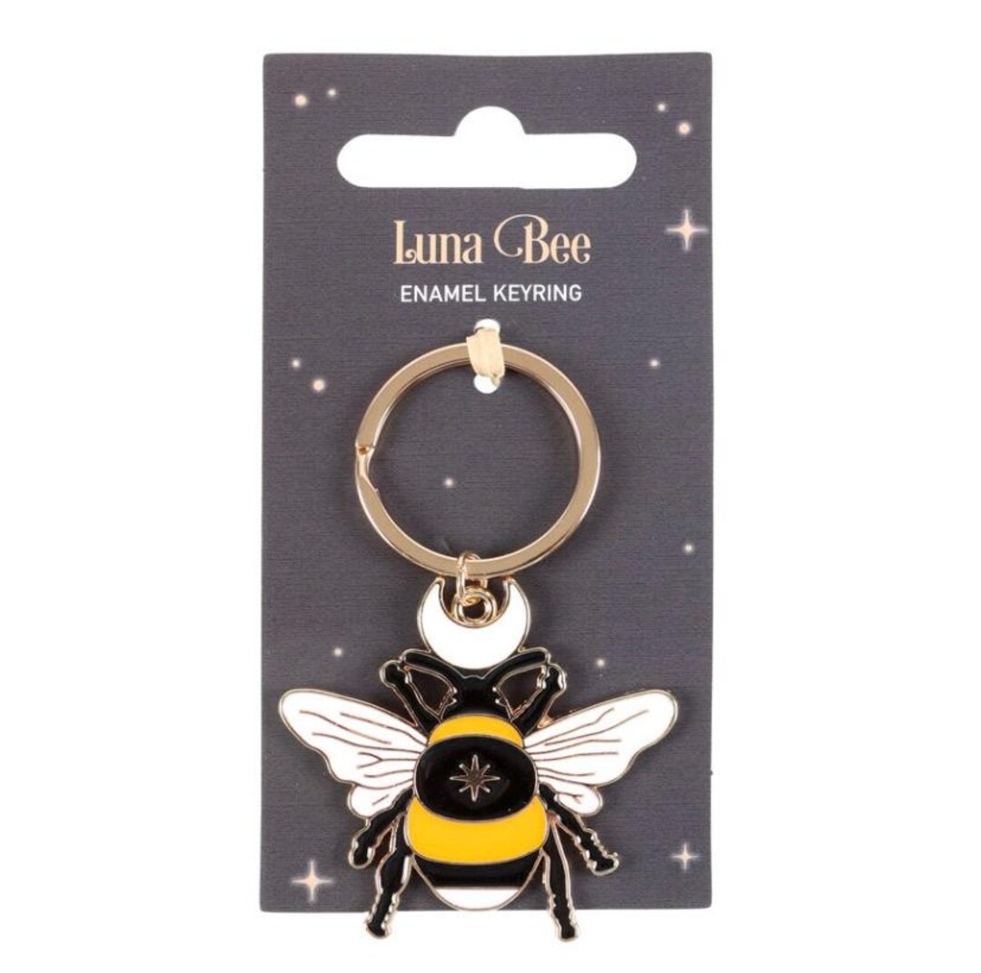 Luna Bee Key Ring - Etsy