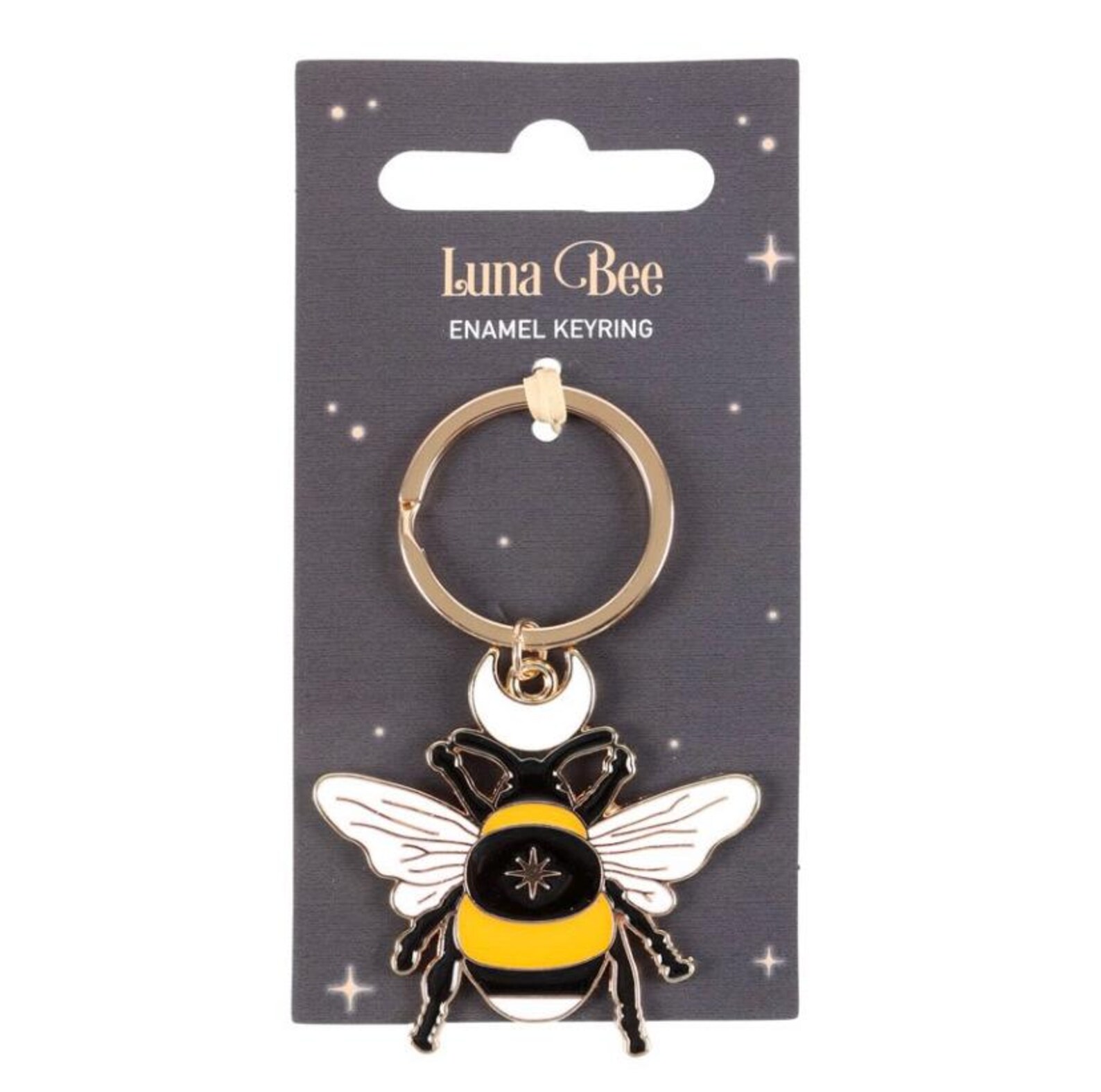 Luna Bee Key Ring - Etsy