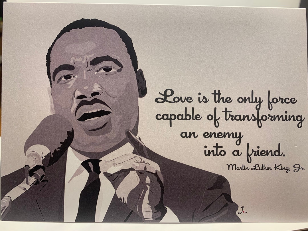 Martin Luther King Jr Day Greeting Card (5x7) - Etsy