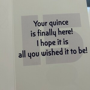 Felicidades Quinceanera Card 5x7 - Etsy