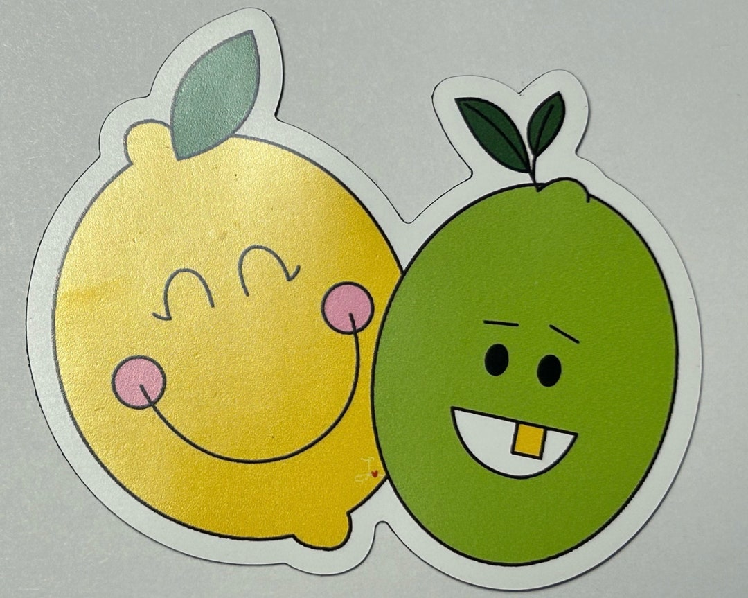 Lemon & Lime Friends Magnet - Etsy