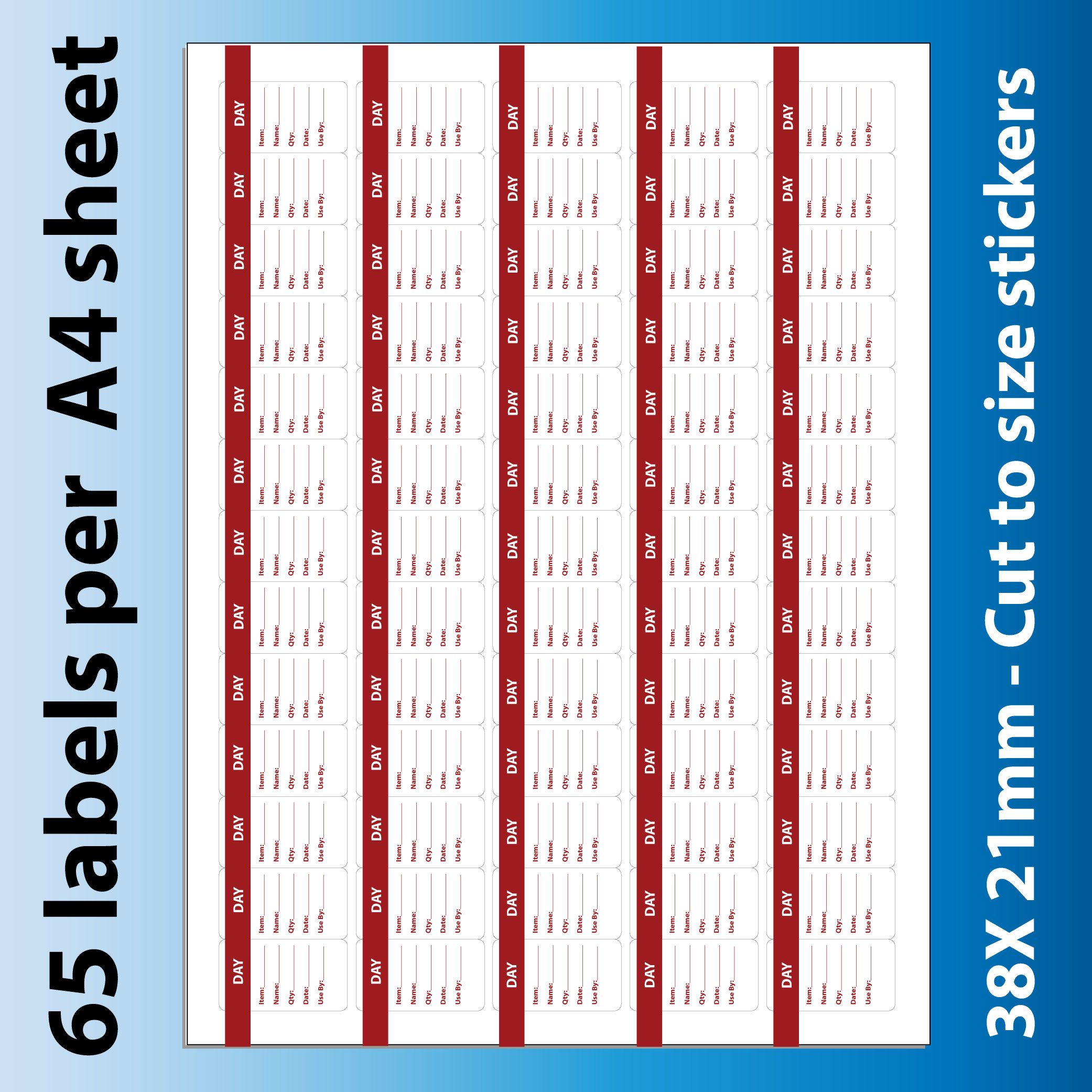 Day Dot Food Labels / Stickers, Tags Best Before Labels in UK / Day ...