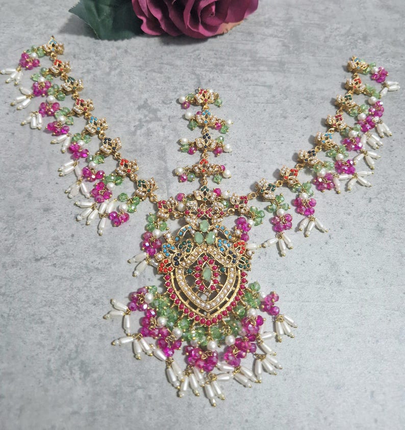 Nauratan Matha Patti Headpiece Hair Jewellery Accessories Multi Colour ...