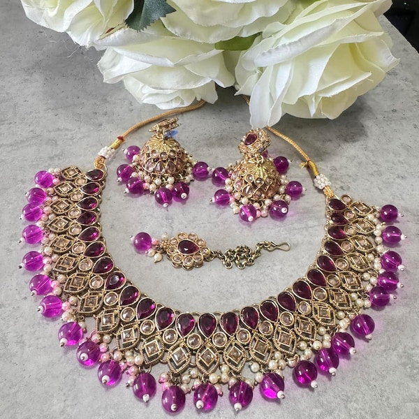 Purple Gold Jewelry - Etsy