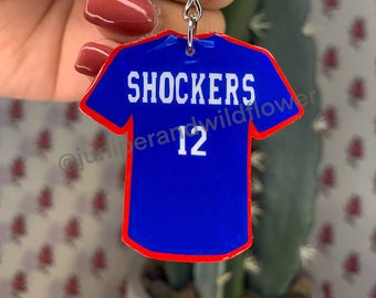 Baseball Jersey Keychain - Etsy