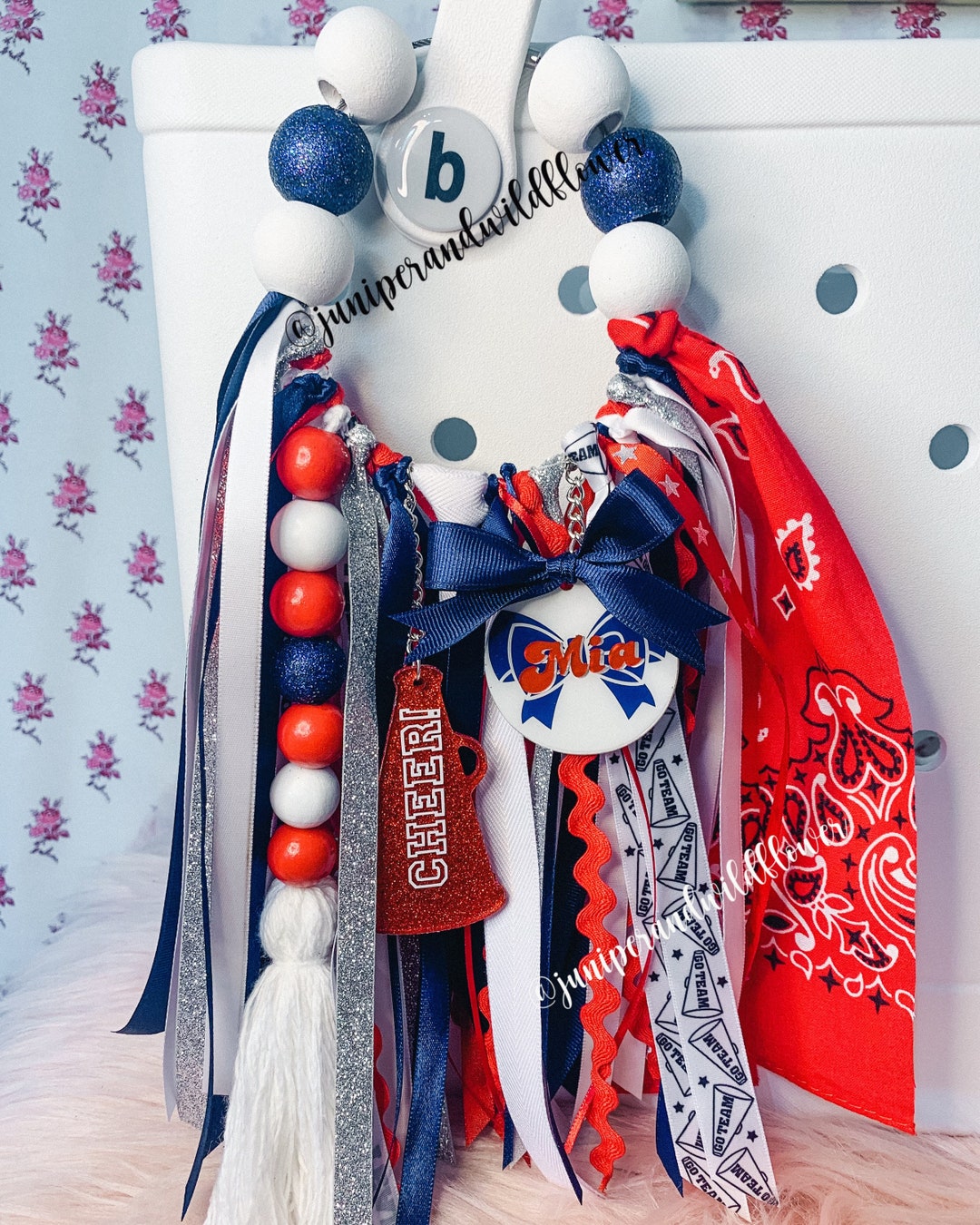 The Original Customizable Bag Tassel Cheerleading Edition - Etsy