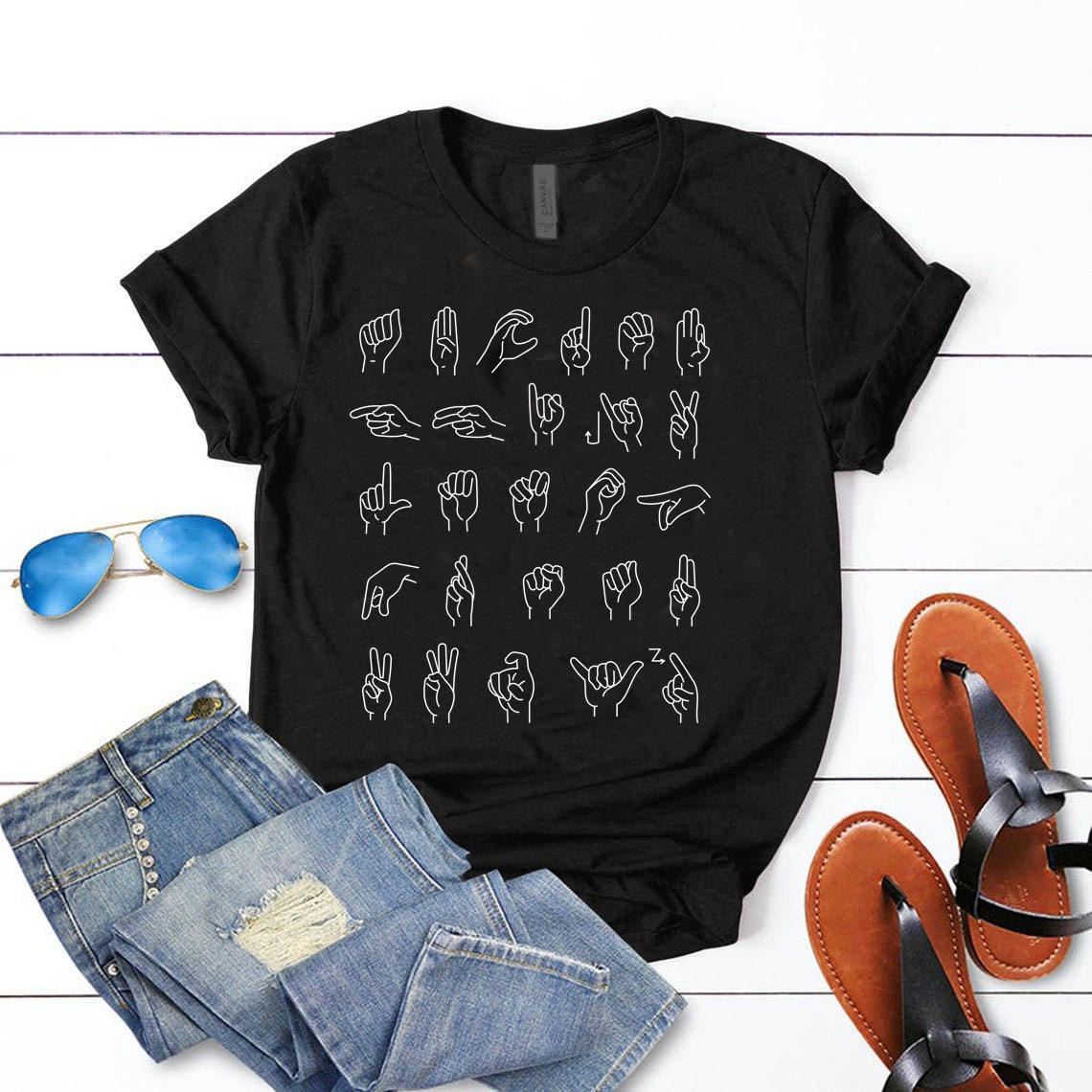 ASL Teacher Shirt, Sign Language Shirt, Sign Language T-shirt, Love ...