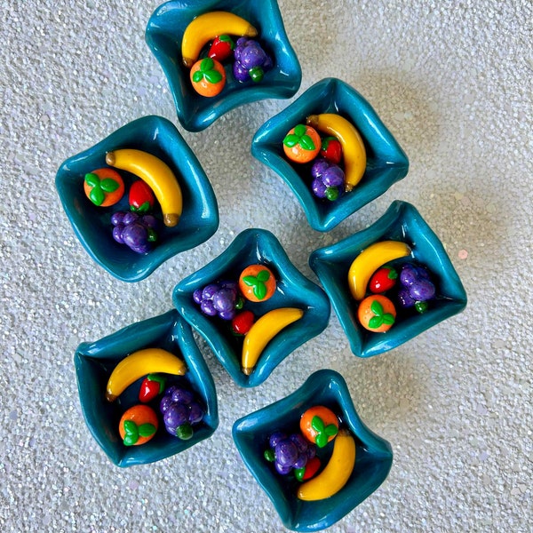 Mini Fridge Magnets Fruit - Etsy