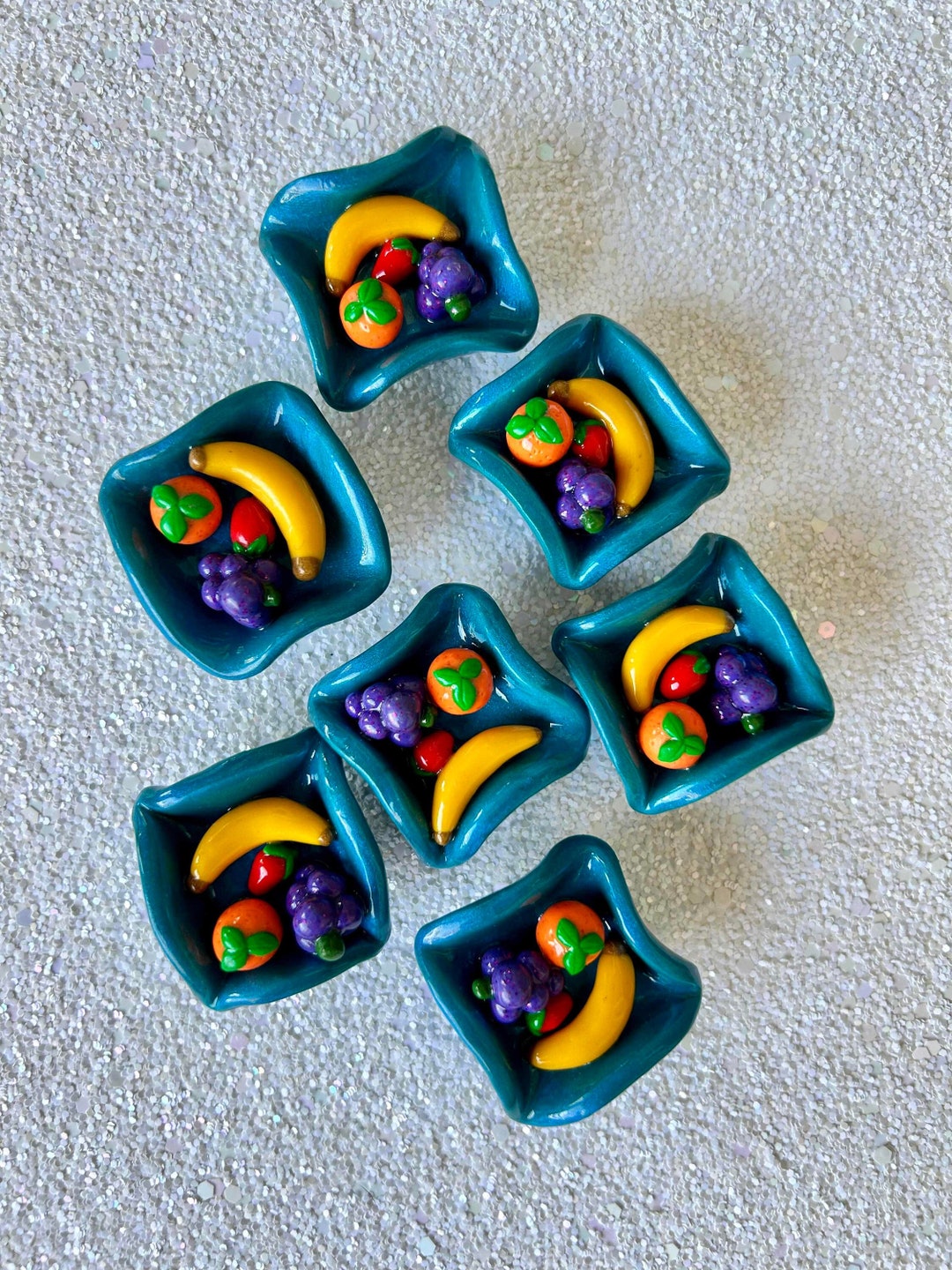 Fruit Bowl Magnets | Fruit Magnets | Clay Magnets | Food Magnets ...