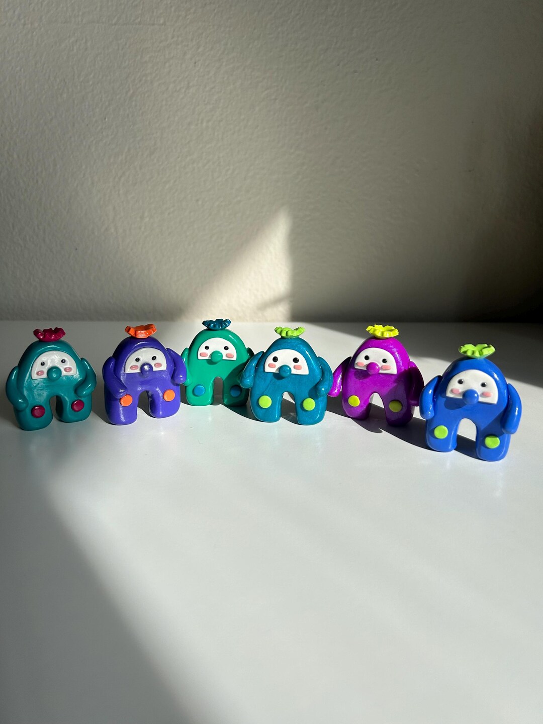 Mystery Clay Figurine, Cute Desk Friend, Handmade Knick Knack, Mystery ...