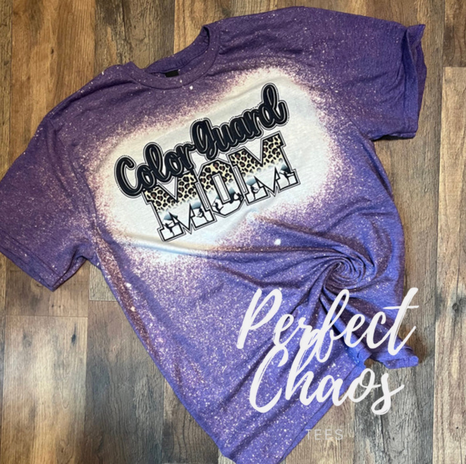 Colorguard Mom Shirt / Bleached T-shirt / Band Mom - Etsy