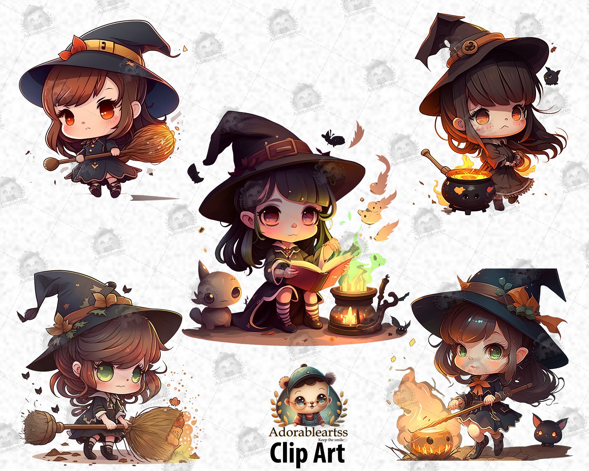 Anime Witch Chibi