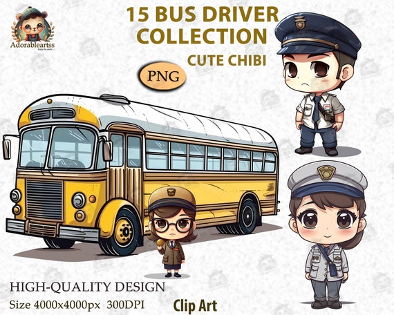 Bus Driver Clipart