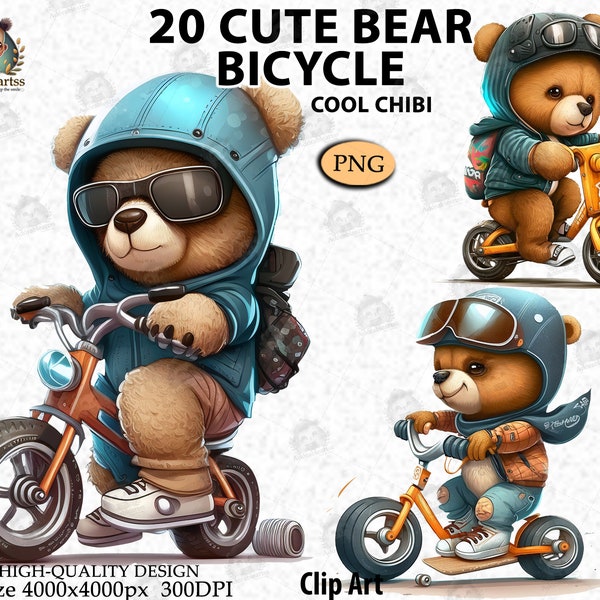 Chibi Bear - Etsy
