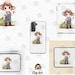 Buy Cute Farmer Chibi Clipart PNG, Farmers Bundle, Farm Life, Farmer ...
