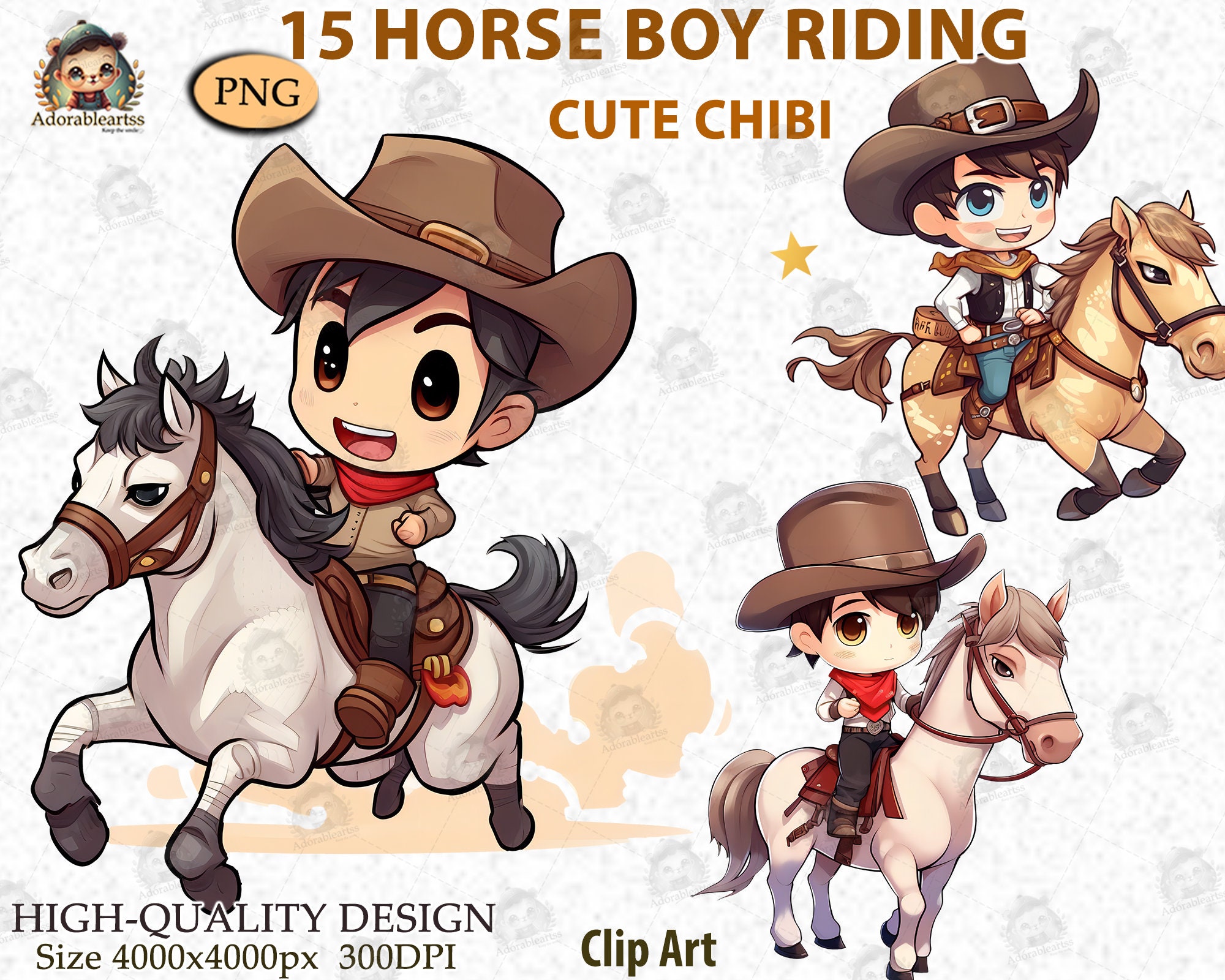 Chibi Horse And Rider