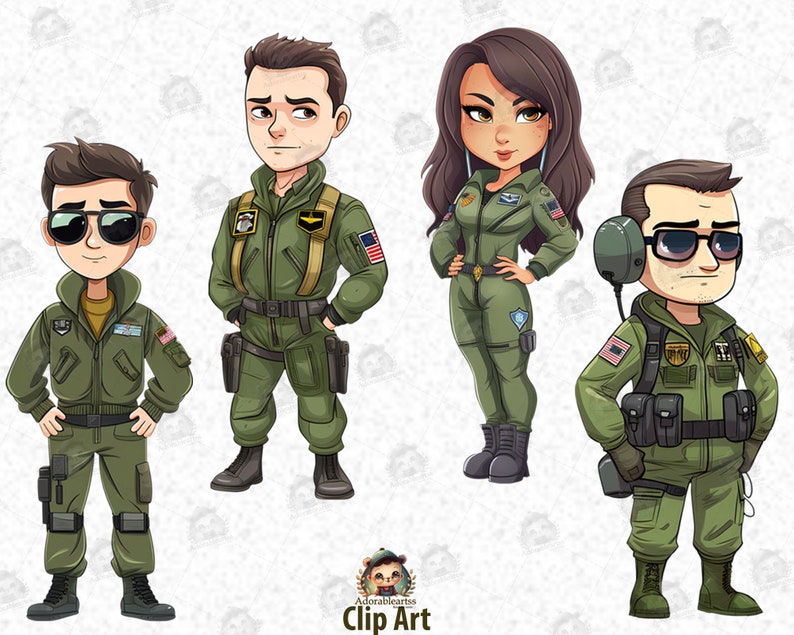Us Air Force Clipart, Chibi Airforce US Flag, USA Fighter Plane ...