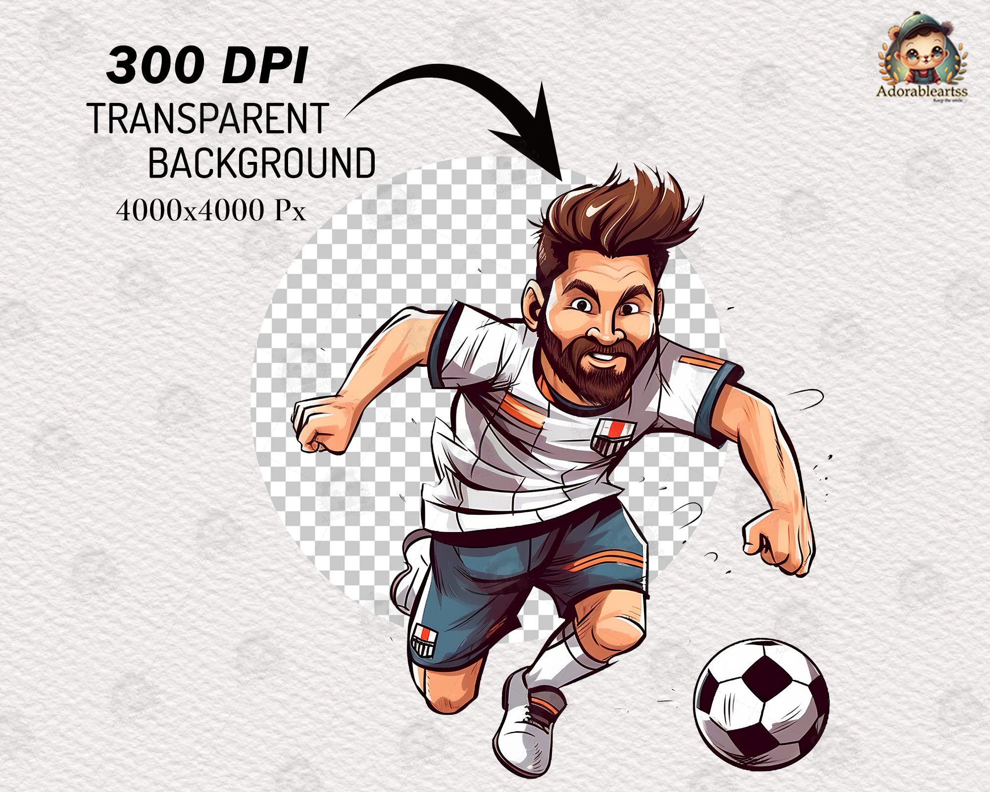 Lionel Messi Soccer Player Chibi Clipart Cute Leo Messi - Etsy UK