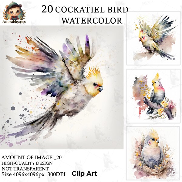 Cockatiel - Etsy