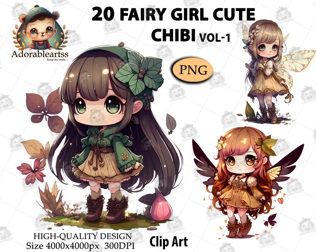 Cute Summer Fairies Clipart, Watercolor Magic Fairy,magical Nature ...