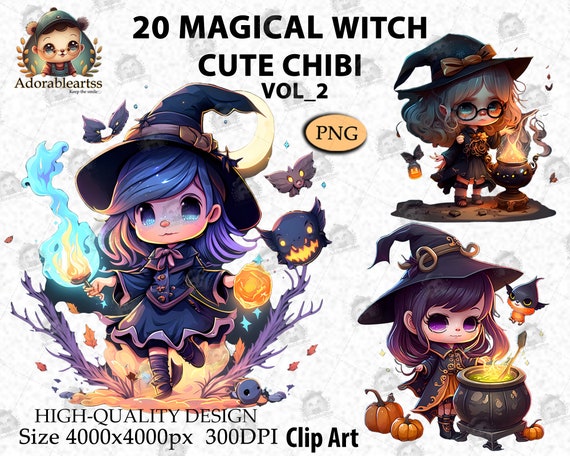 Anime Witch Chibi