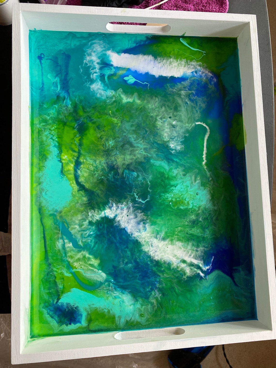 Custom Epoxy Resin Tray - Etsy