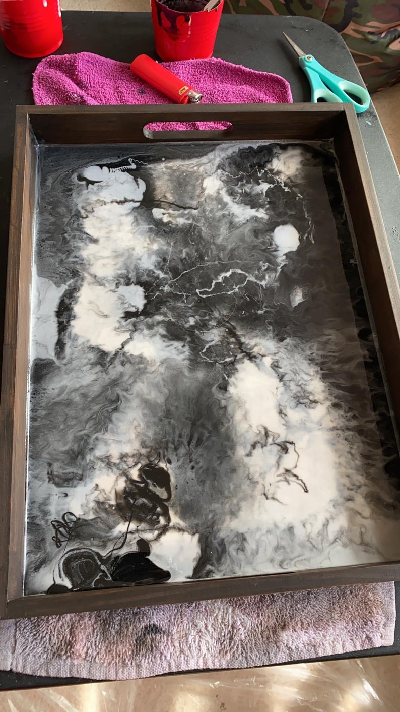 Custom Epoxy Resin Tray - Etsy