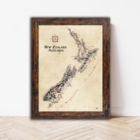 A3 Custom Hand Drawn Fantasy Map - Etsy Canada