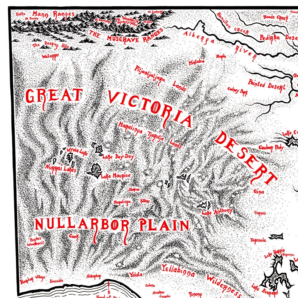 Musgrave Range Map