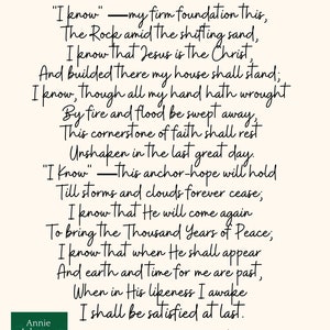 Printable Poem - ANNIE JOHNSON FLINT - I Know - Cream - Poetry Print ...