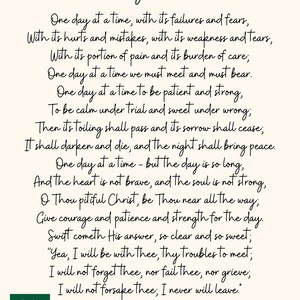Printable Poem - ANNIE JOHNSON FLINT - the Song of Creation - Cream ...