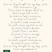 Printable Poem - ANNIE JOHNSON FLINT - Thy Strength & My Day - Cream ...