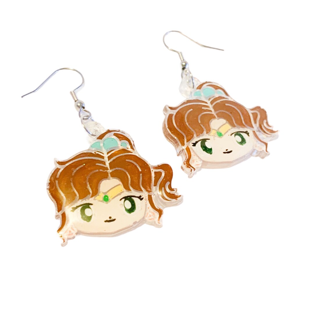 Jupiter Sailor Dangle Charm Earrings - Etsy