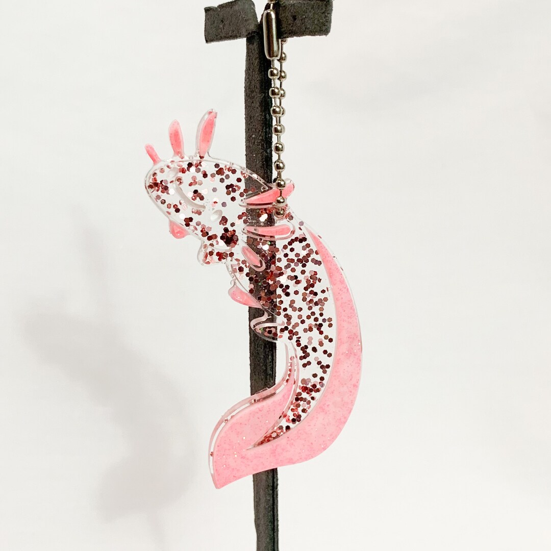Axolotl Keychain - Etsy