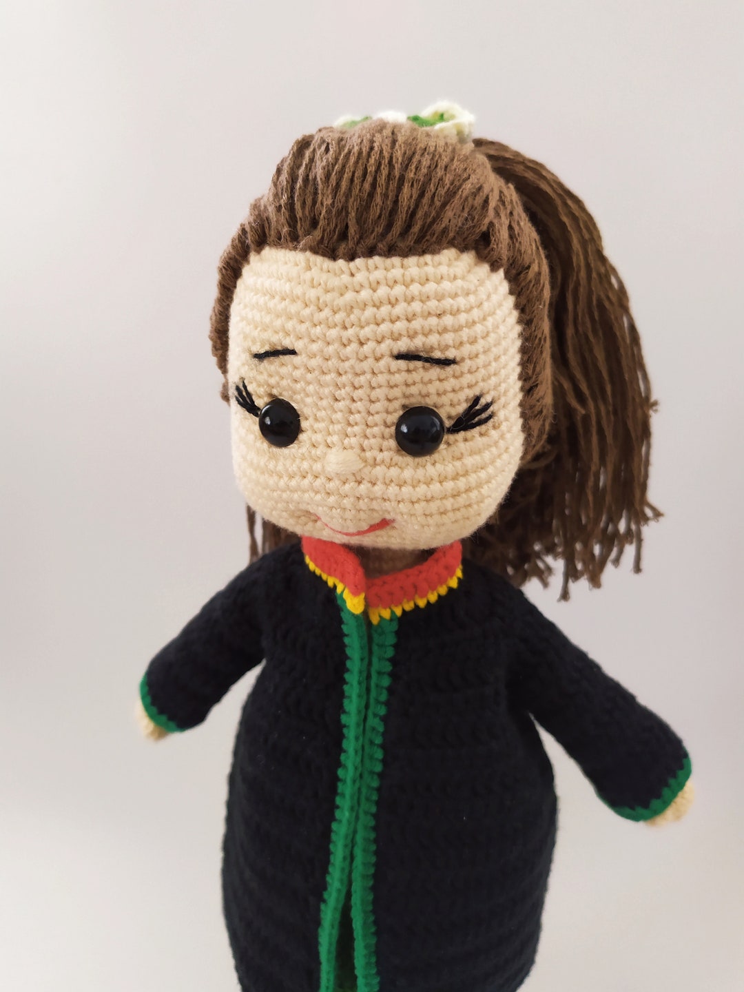 Crochet Lawyer Doll Toy, Handmade Stuffed Doll, Amigurumi Toys ...